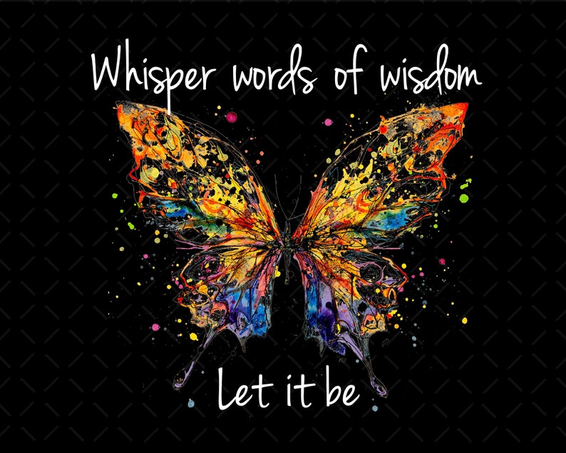 Whisper Words of Wisdom Butterfly Png Butterfly Png Insect - Etsy