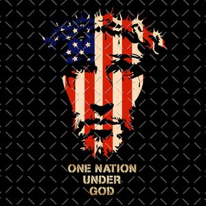 One Nation Under God Png, 4th of July Png, Christian Png, Faith Png ...