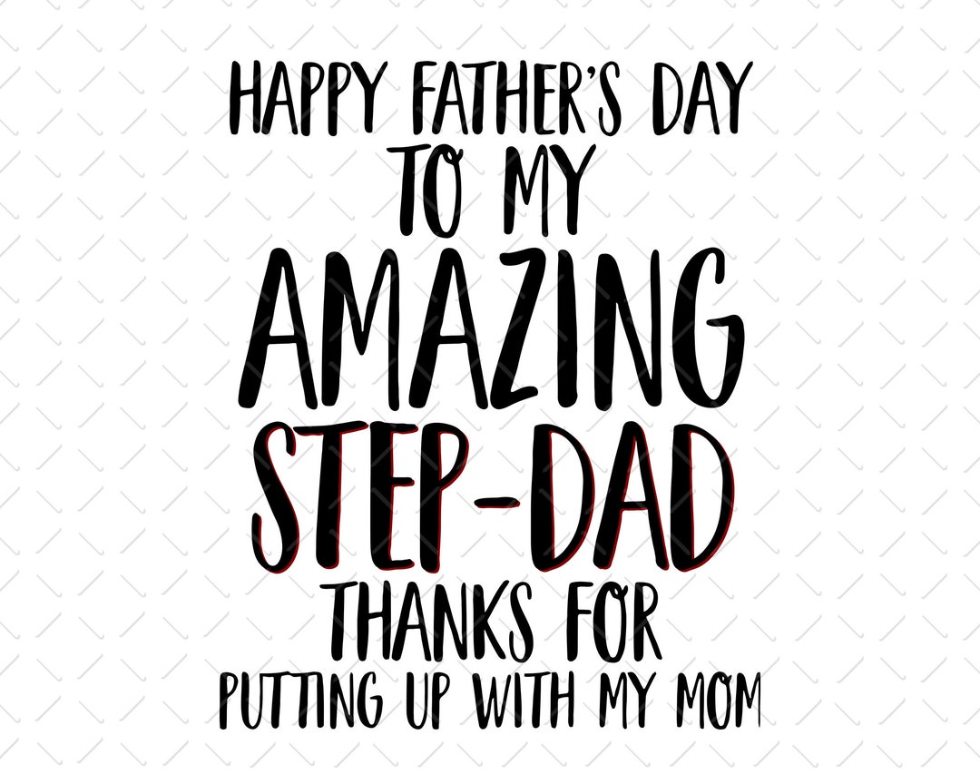 Happy Fathers Day Png, Step Dad Png, Funny Step Dad Png, Funny Bonus ...