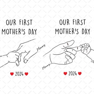 Our First Mother's Day Png, First Mothers Day Png, First Time Mom Png ...