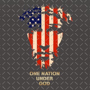 One Nation Under God Png, 4th of July Png, Christian Png, Faith Png ...
