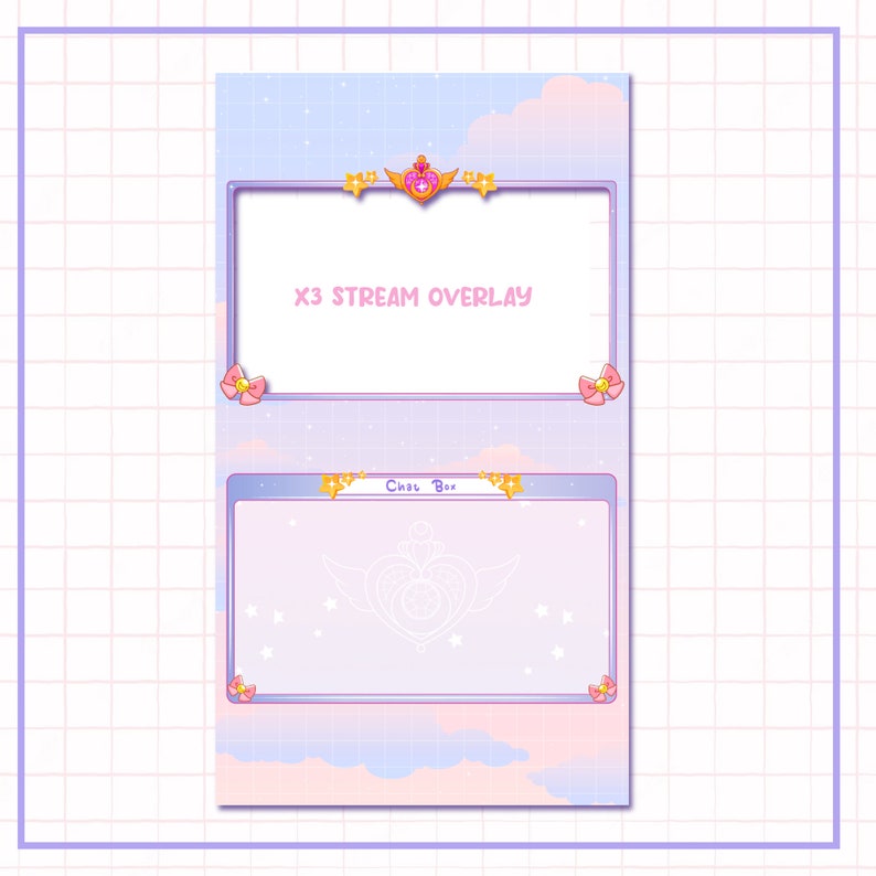 Animated Sailor Tiktok Live Overlay Cute Tiktok Stream - Etsy Hong Kong