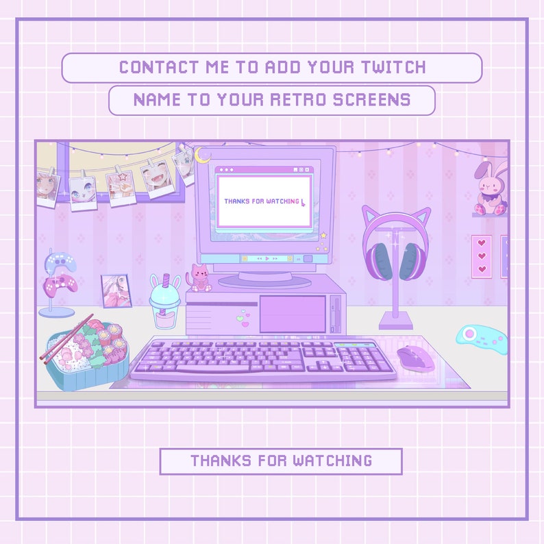 Retro Animated Lo-fi Stream Screens / 4 Aesthetic Retro Winxp - Etsy
