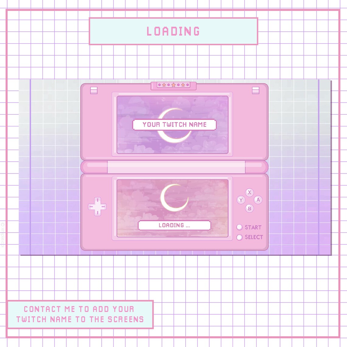 X4 Animated Gameboy Screens / Kawaii Console / Aesthetic Retro - Etsy