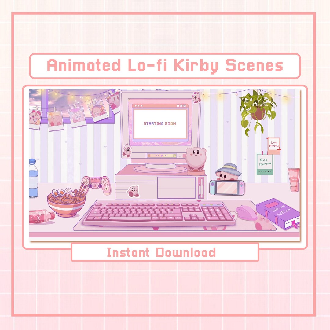 Retro Kir by Animated Lo-fi Stream Screens / 4 Aesthetic Retro Gamer ...