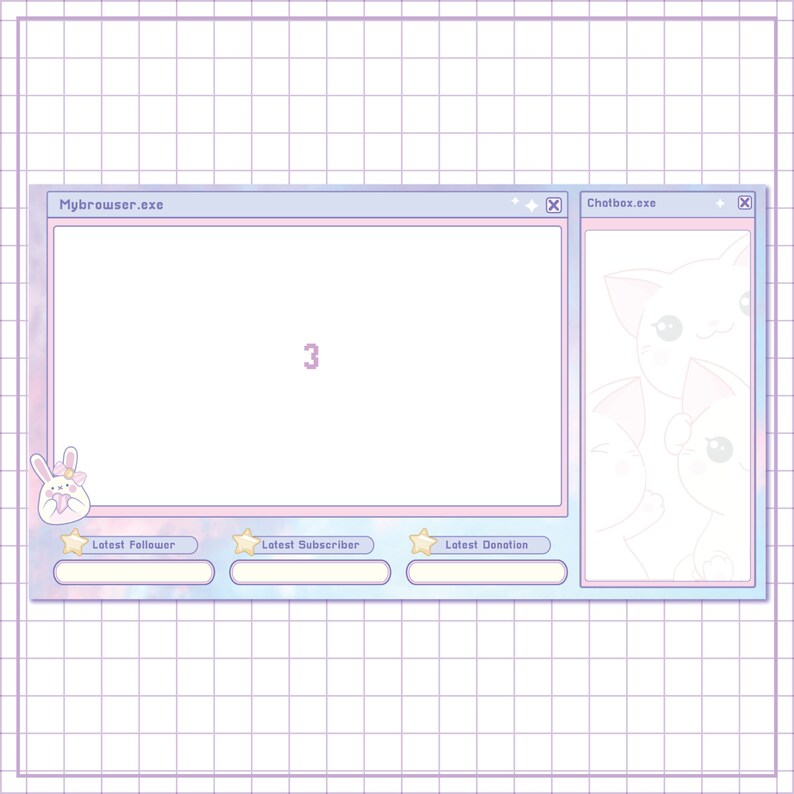 Kitten Animated Stream Package / Twitch Cute Cat Overlay - Etsy