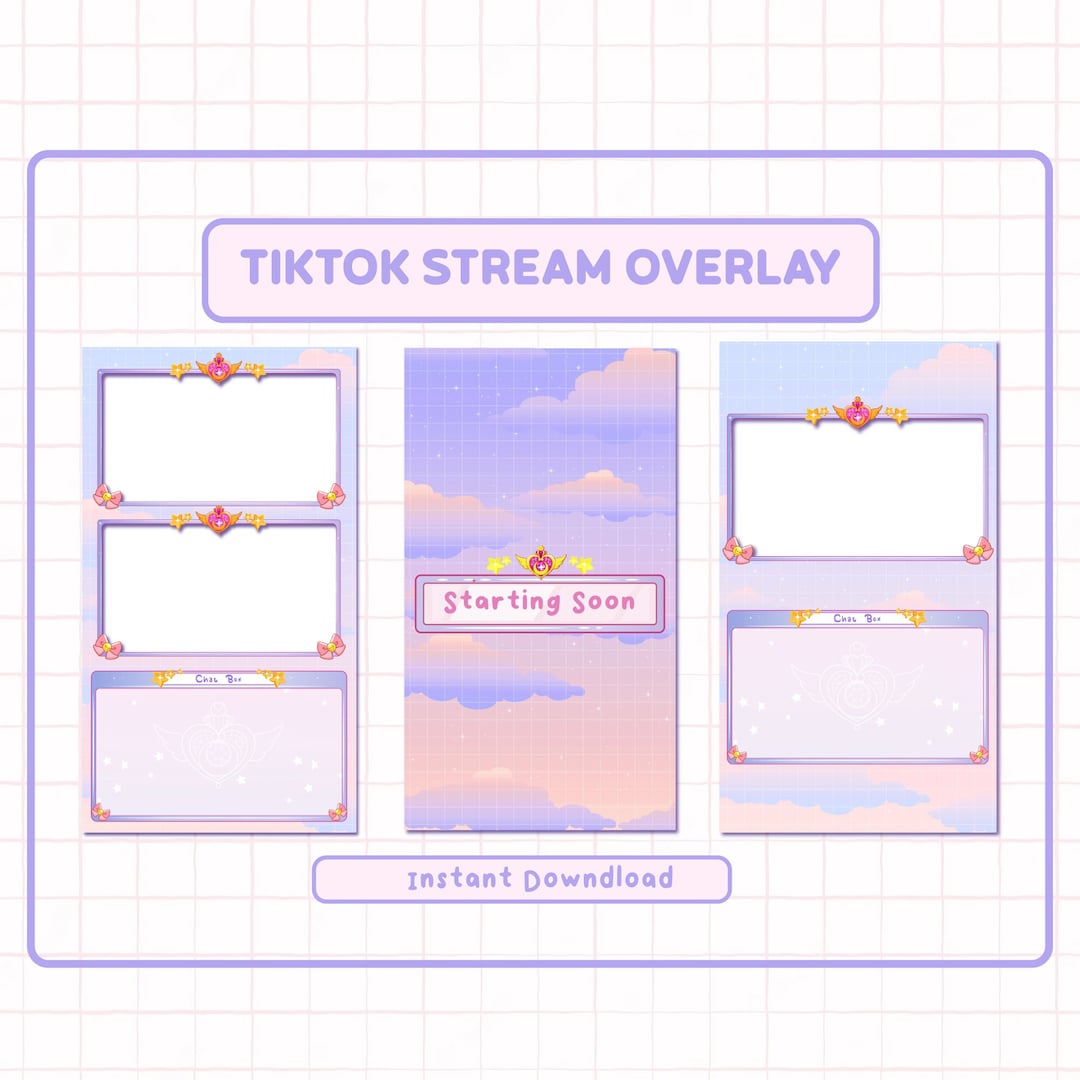 Animated Sailor Tiktok Live Overlay , Cute Tiktok Stream , Stream ... Animated Sailor Tiktok Live Overlay , Cute Tiktok Stream , Stream ...