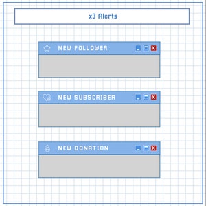 Animated Windows XP Stream Overlay , Retro Aesthetic Stream Overlay ...
