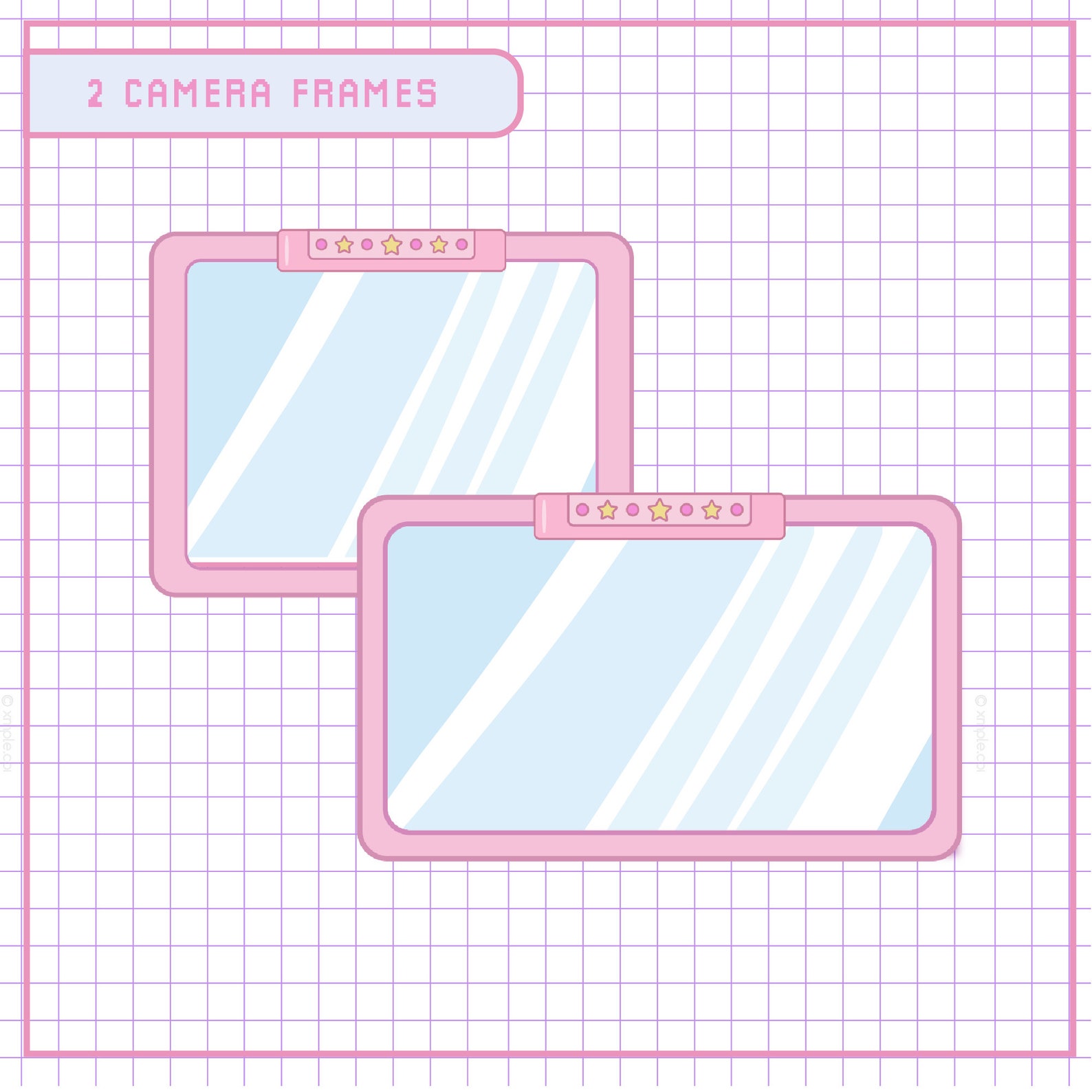 Gameboy Advance Stream Package / Kawaii Pastel Console Overlay - Etsy