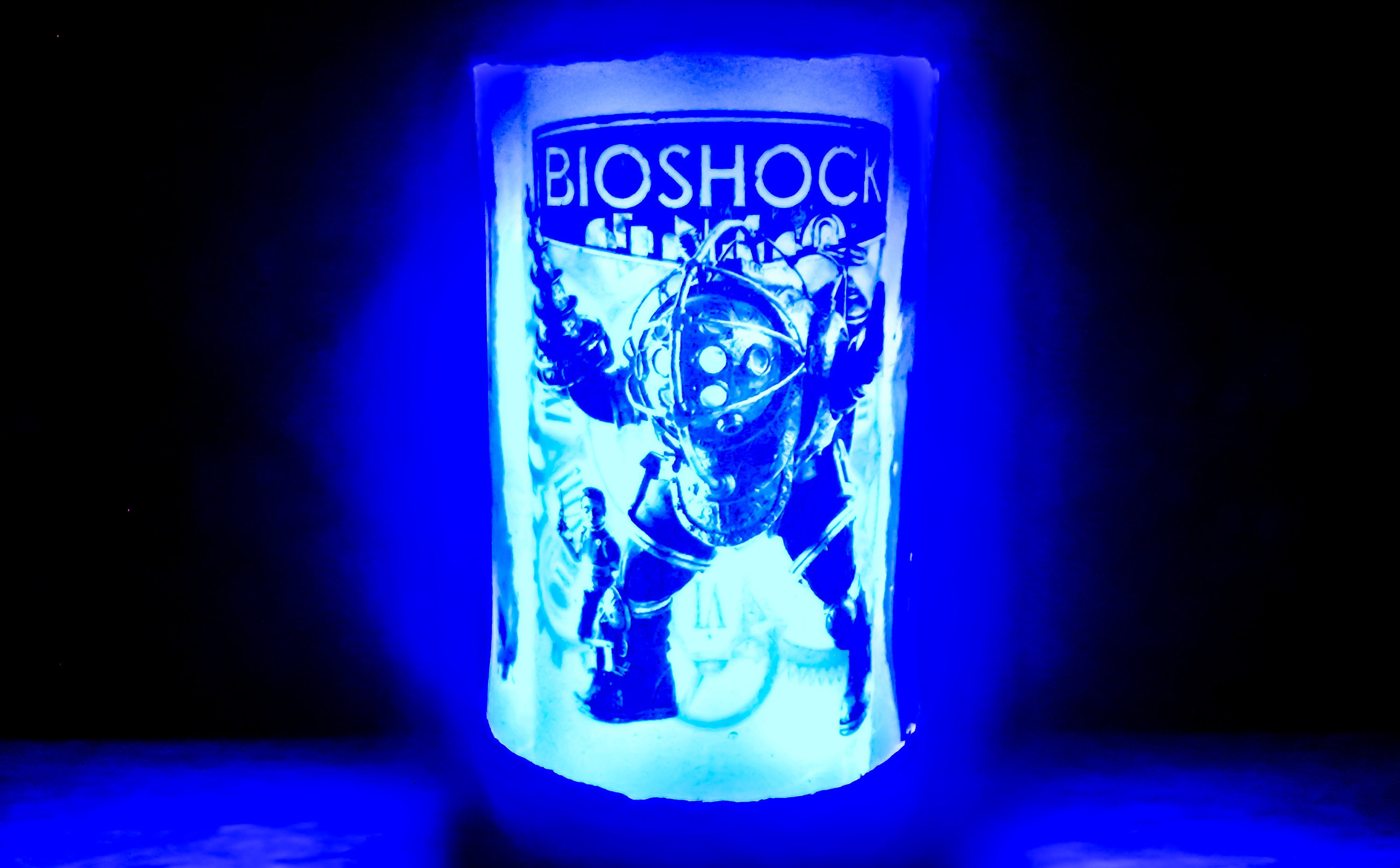Bioshock Decor Lamp, Game Night Light, Columbia Led Lantern ...