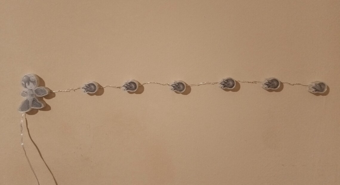 Retro Video Games Wall Decor Megaman Led Lights Inspired - Etsy