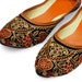 Bridal Women Handmade Indian Dabka Work Shoes, Wedding Shoes, Ballet ...