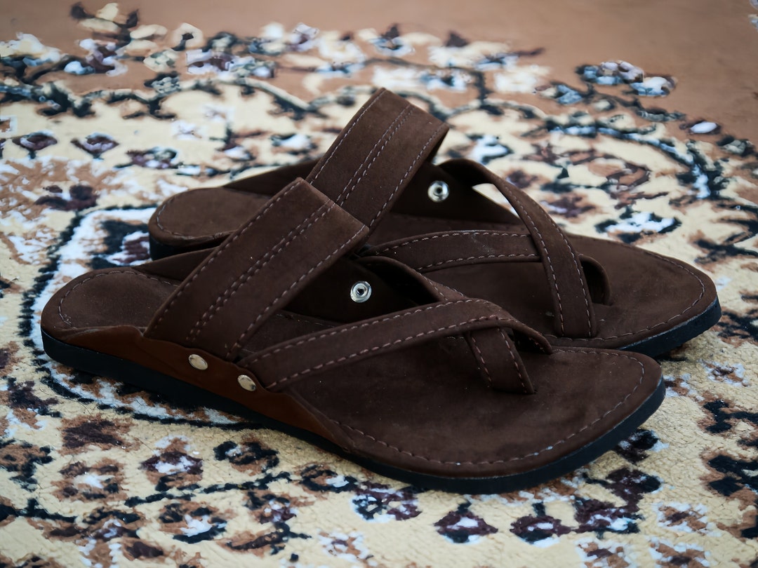 Criss Cross Sandals for Men, Brown Sandals, Comfortable Slippers ...