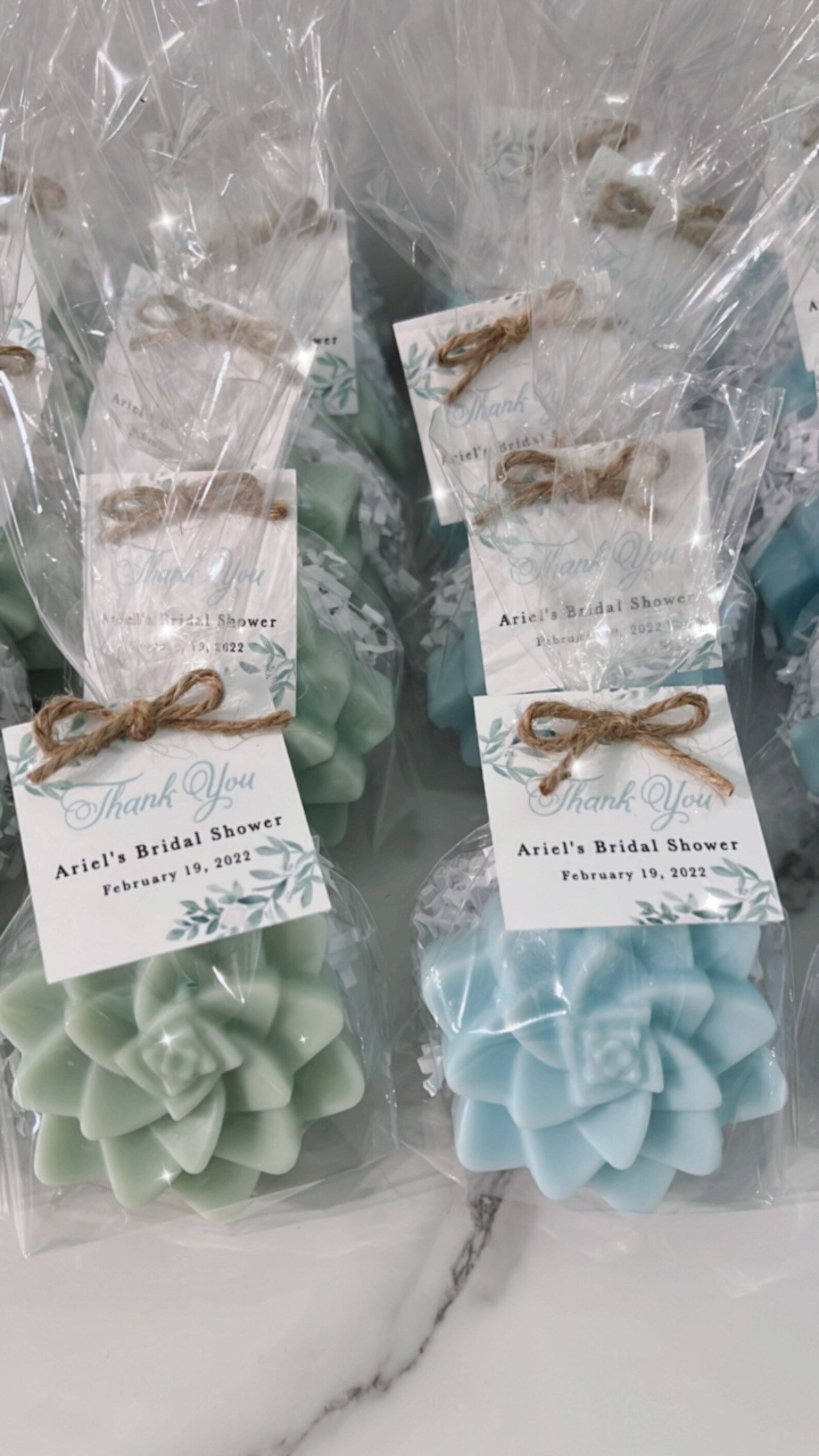 Succulent Soaps Wedding Favors Bridal Shower Handcrafted Soap Baby ...