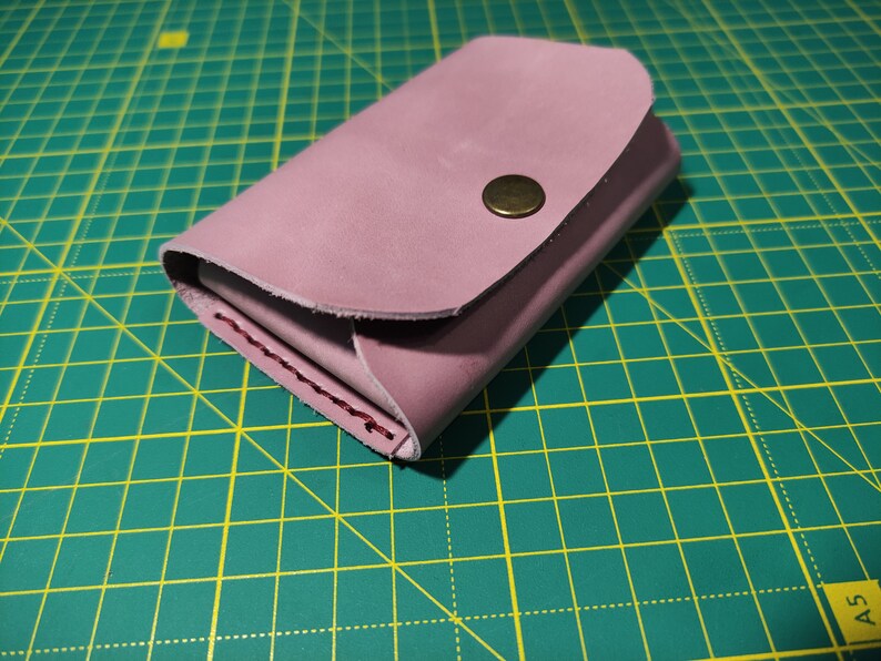 Leather Card Wallet Pattern PDF A4 Leather Cardholder | Etsy