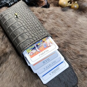 PDF Pattern and Video Tutorial for DIY Leather Tarot Card Belt Case ...