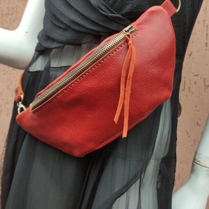 PDF Pattern Video Tutorial Waist Bag, Sling Bag Leather Pattern PDF ...