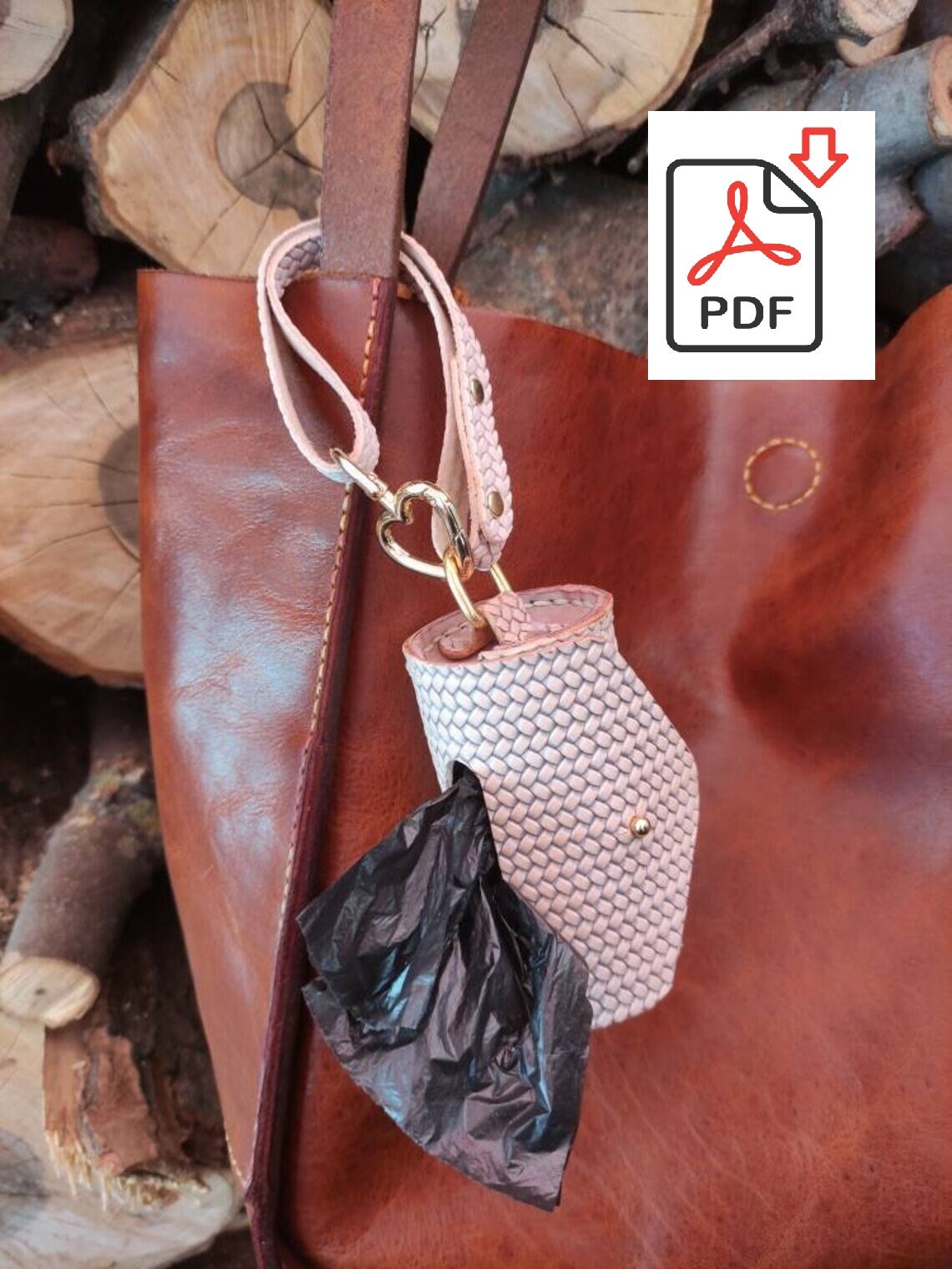 Leather Poop Bag Dispenser PDF Pattern VIDEO - Etsy