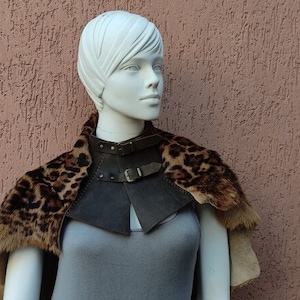 PATTERN LEATHER Collar, Steampunk Ciri Inspired Neck Armor , Leather ...