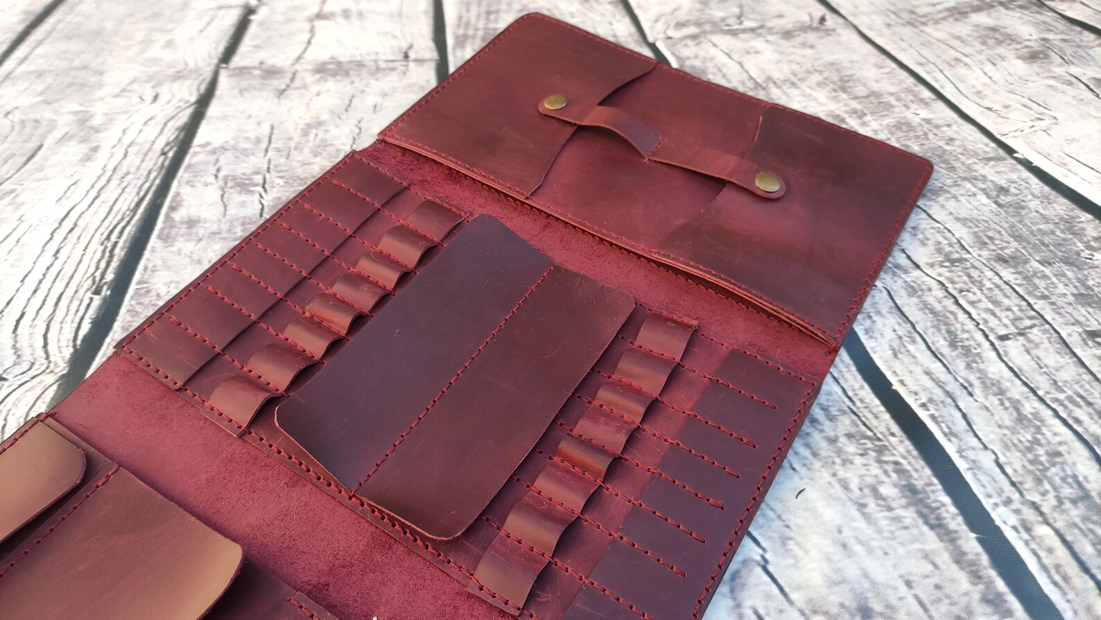 PDF Pattern Leather Needle Case and VIDEO Tutorial, Needles Case ...