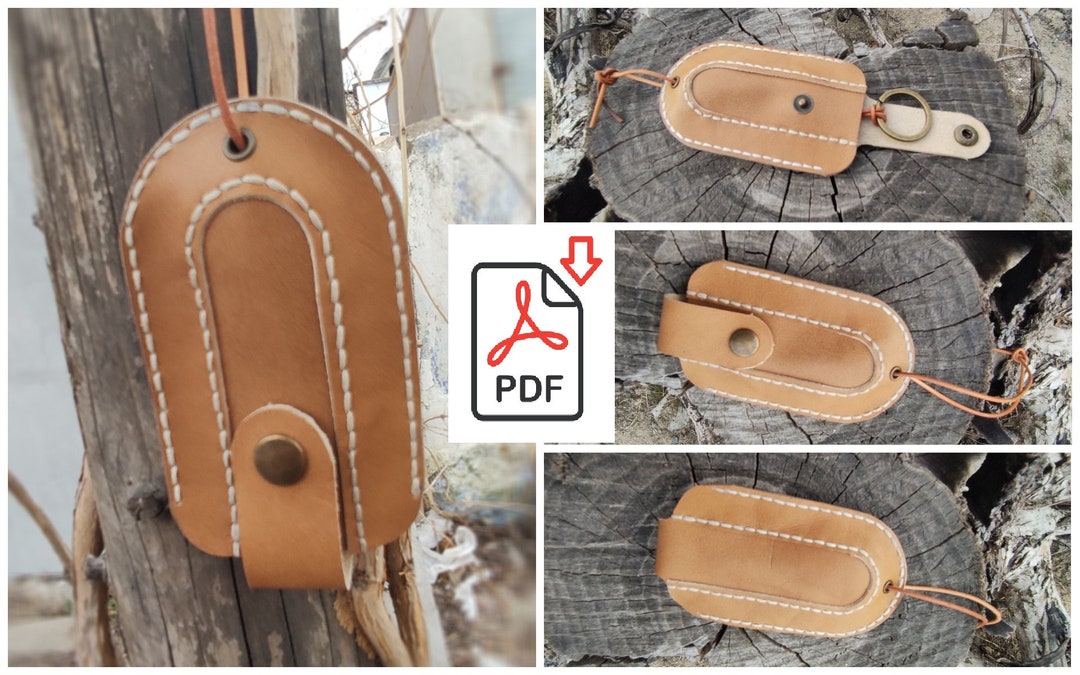 DIY Leather Key Case PDF Pattern VIDEO - Etsy