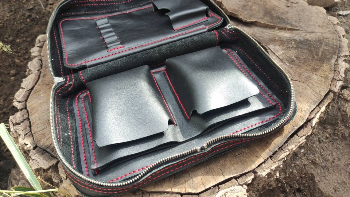 PDF Pattern Video Tutorial Leather Padfolio Business Leather Portfolio Professional Organizer ...