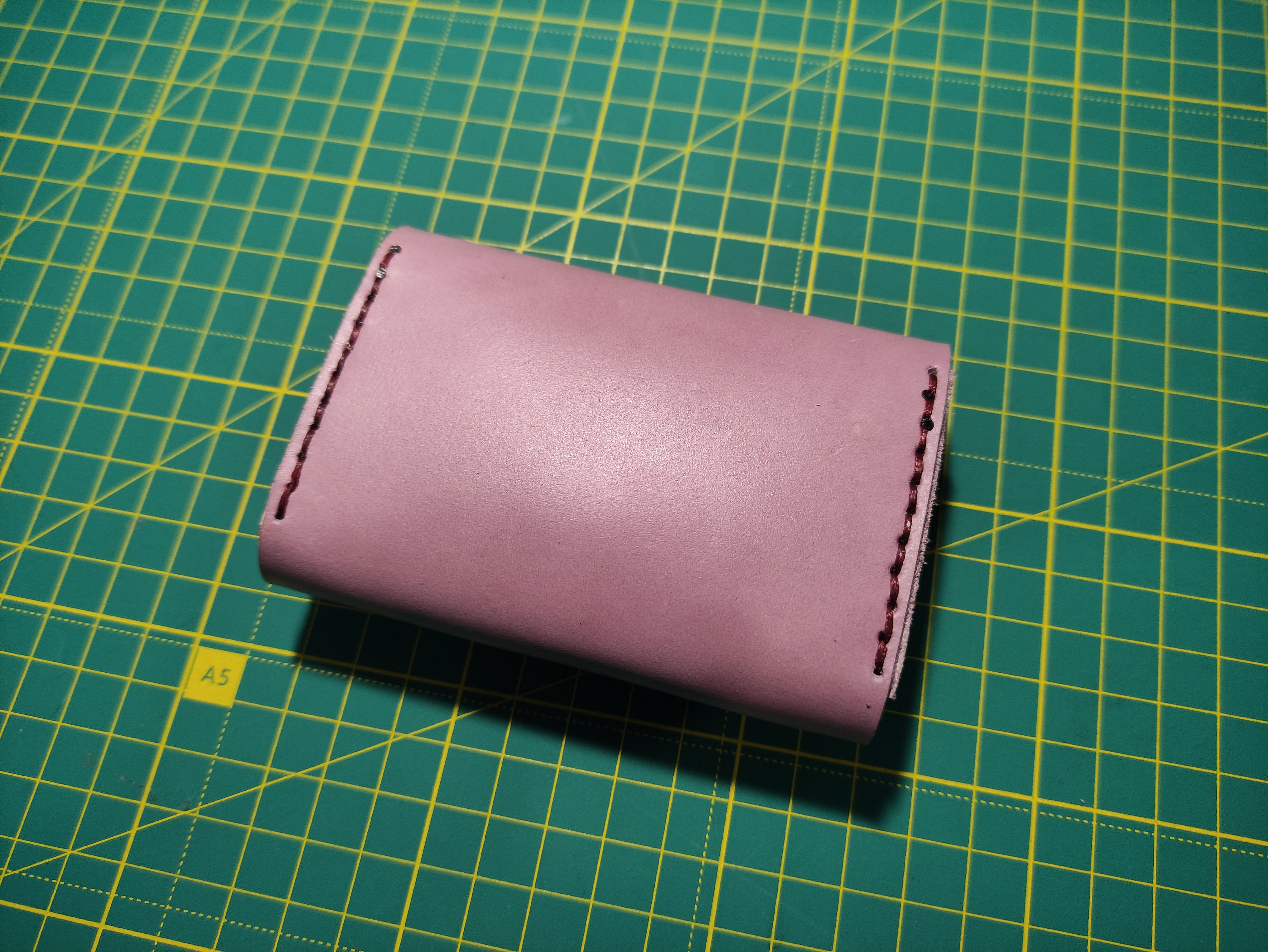 Leather Card Wallet Pattern PDF A4 Leather Cardholder - Etsy