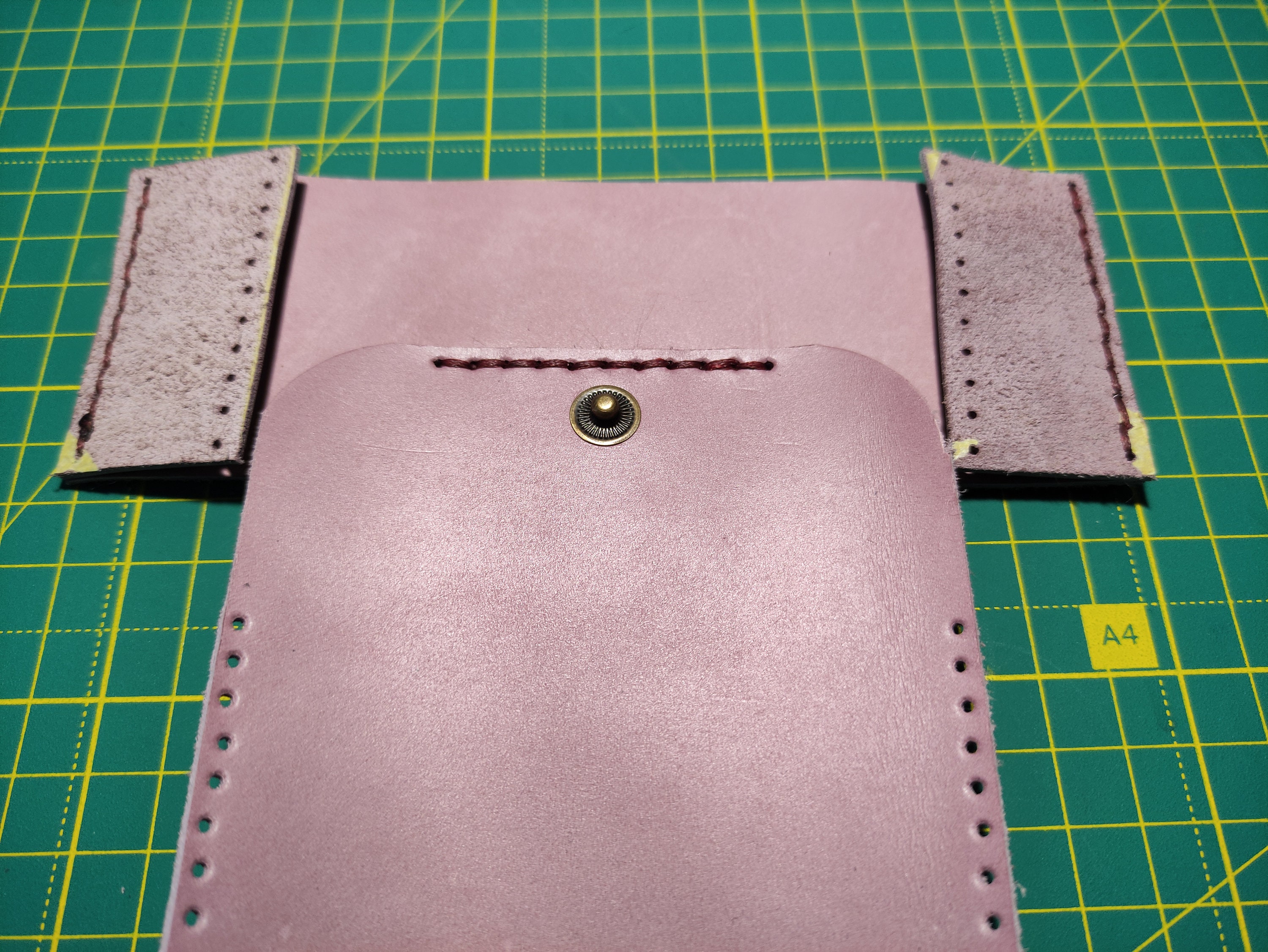 Leather Card Wallet Pattern PDF A4 Leather Cardholder - Etsy