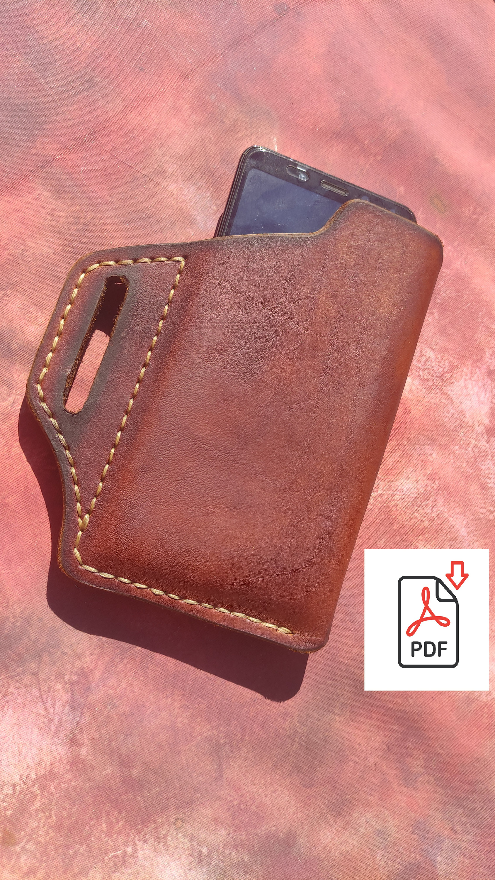 PDF Pattern Leather Smartphone Case Smartphone Pouch Pattern - Etsy
