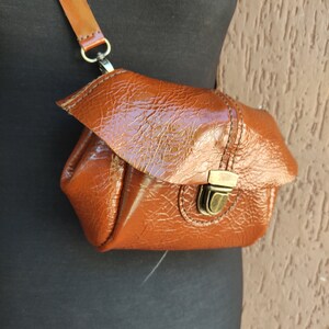 PDF Pattern Video Tutorial Waist Bag, Sling Bag Leather Pattern PDF ...