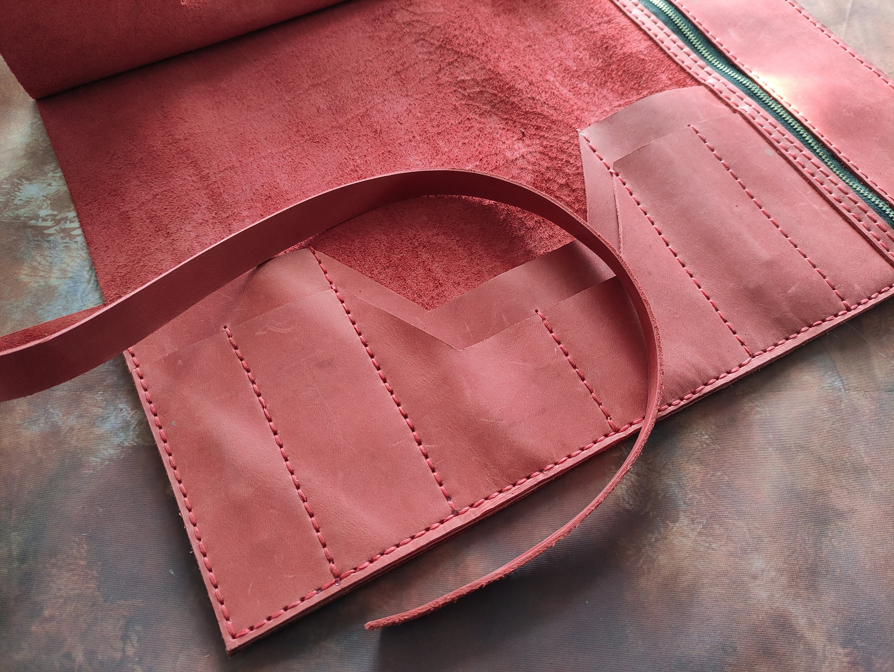 Leather Rolled Pencil Case Pattern PDF A4 Painter Case PDF | Etsy