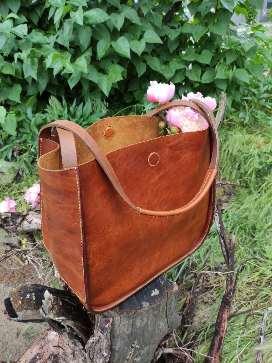 PDF Pattern OVERSIZE SHOPPER Bag, Leather Tote Bag, Handbag for Women ...