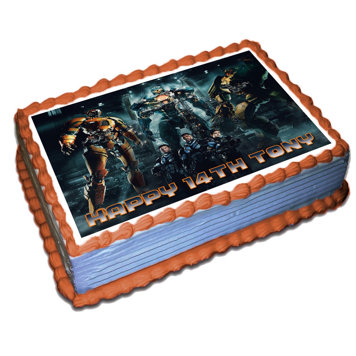 Pacific Rim Edible Cake Topper Icing Sugar Paper | Etsy