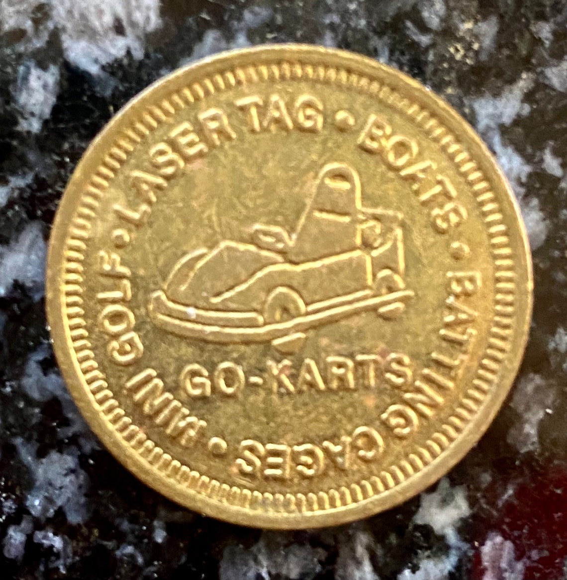 Boondocks Fun Center Very Rare Vintage Arcade Game Token 25mm Laser Tag ...