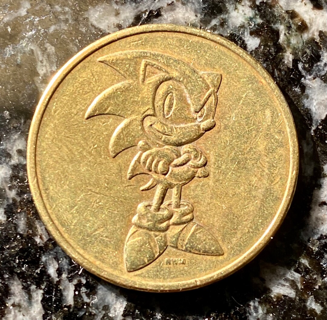 Rare ‘sonic the Hedgehog’ Amusement Arcade Game Token - Brass 24mm - Etsy