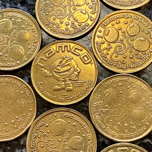 Lot of 16 Vintage 1991 Namco Balloon Rare Special Edition Arcade Tokens ...