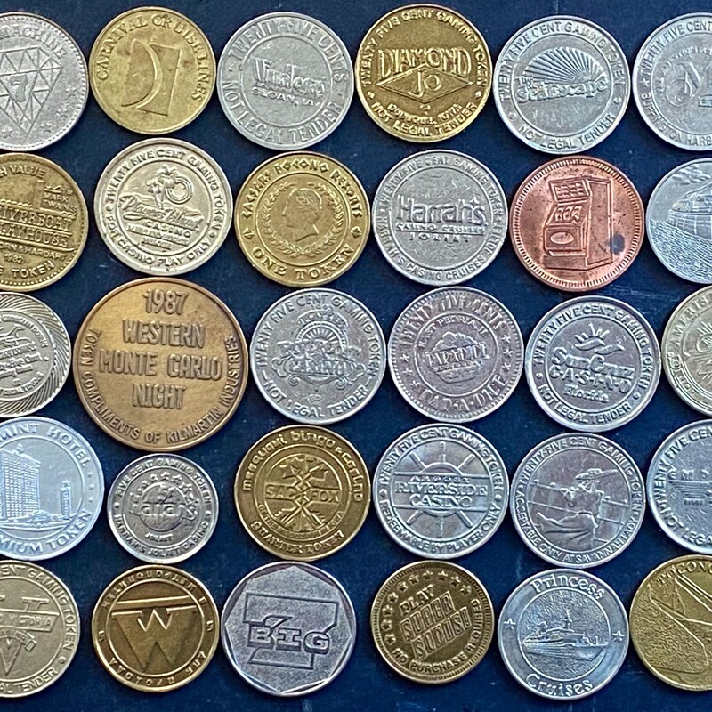 Slot Machine Tokens - Etsy