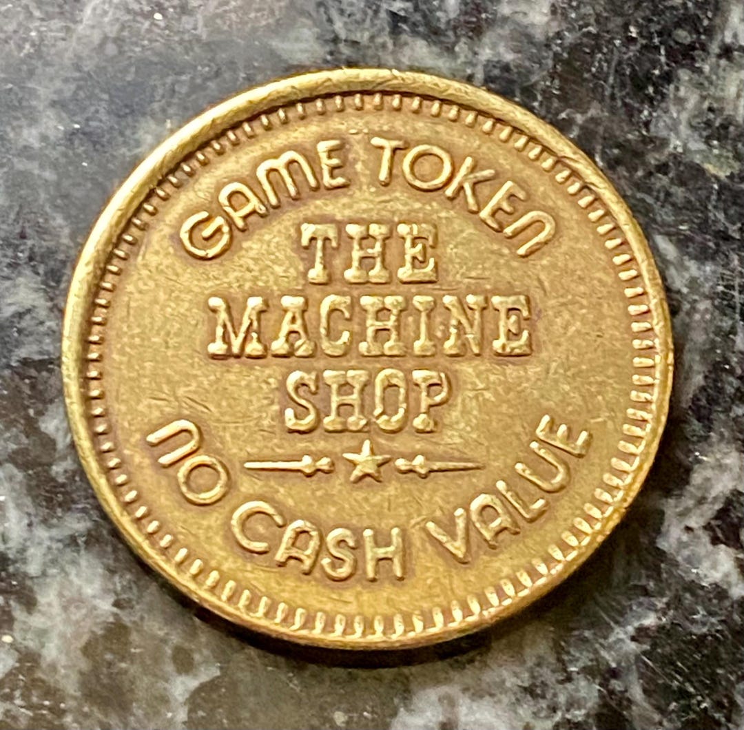 Vintage ‘the Machine Shop’ Arcade Token - Pittsburgh PA - Brass Coin ...