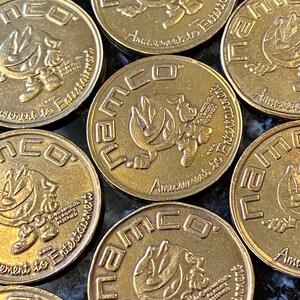 Lot of 16 Vintage 1991 Namco Balloon Rare Special Edition Arcade Tokens ...