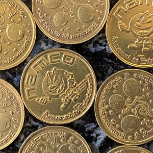 Lot of 16 Vintage 1991 Namco Balloon Rare Special Edition Arcade Tokens ...