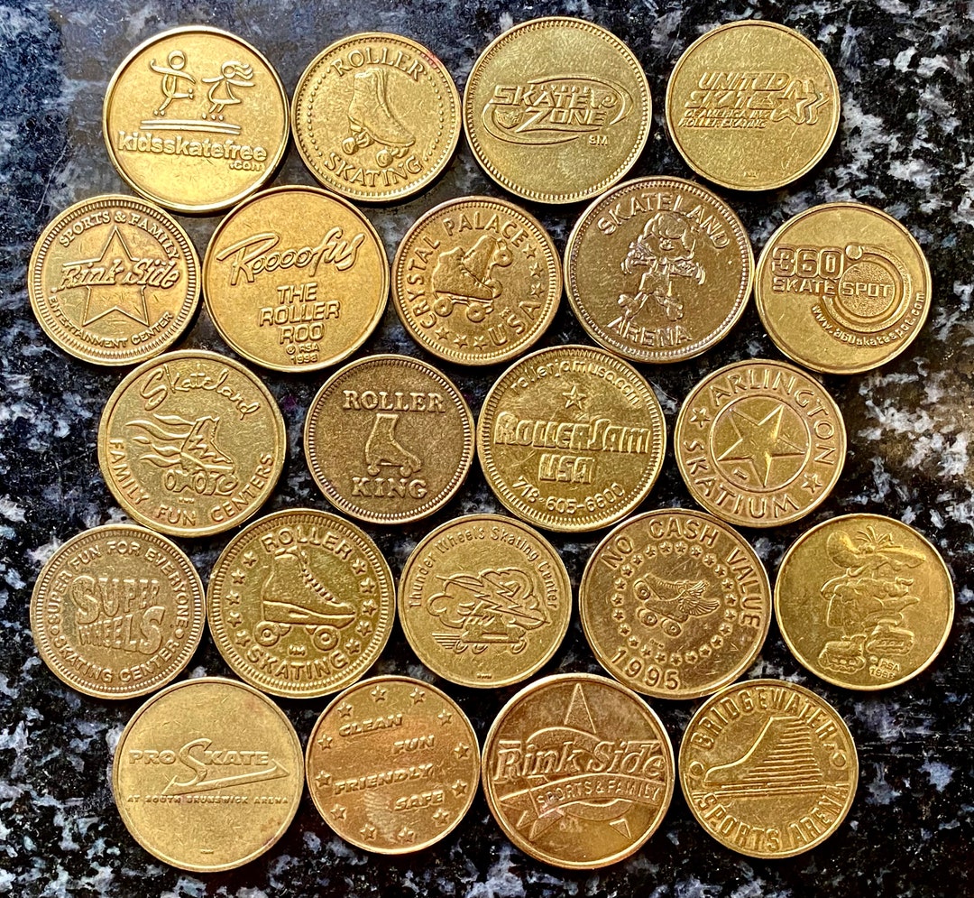 A Groovy Set of 22 Various Vintage Rollerskating Arcade Video Game ...