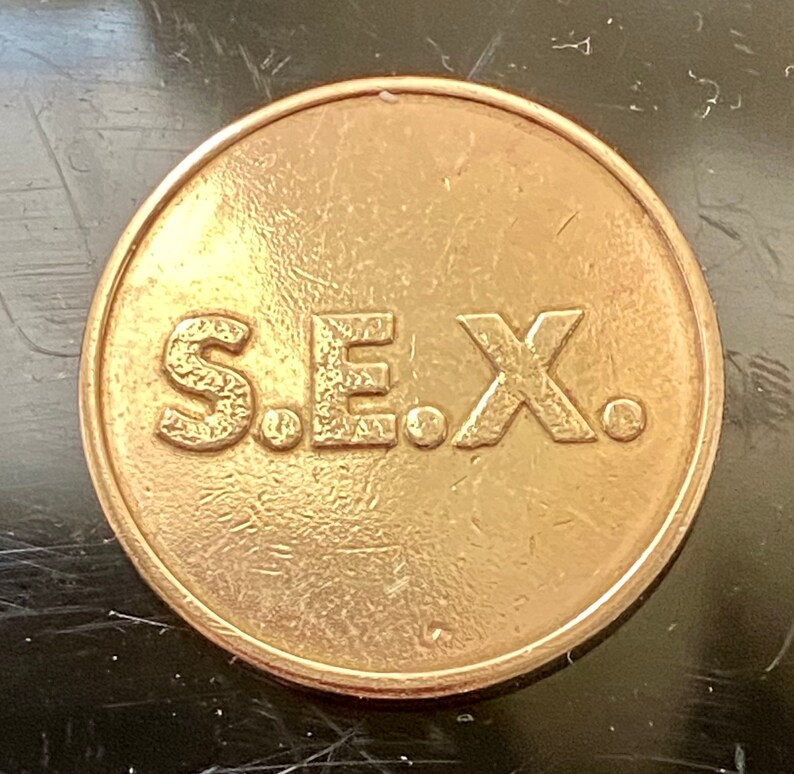 Vintage SEX Coin Adult Peep Show Token - Etsy