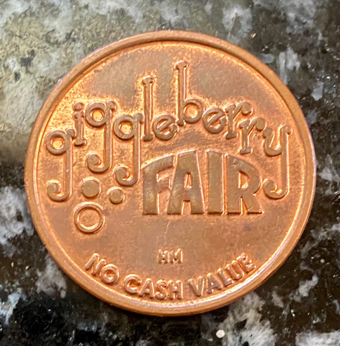 Rare Vintage Giggleberry Fair Arcade Token - Good Circulated Condition ...