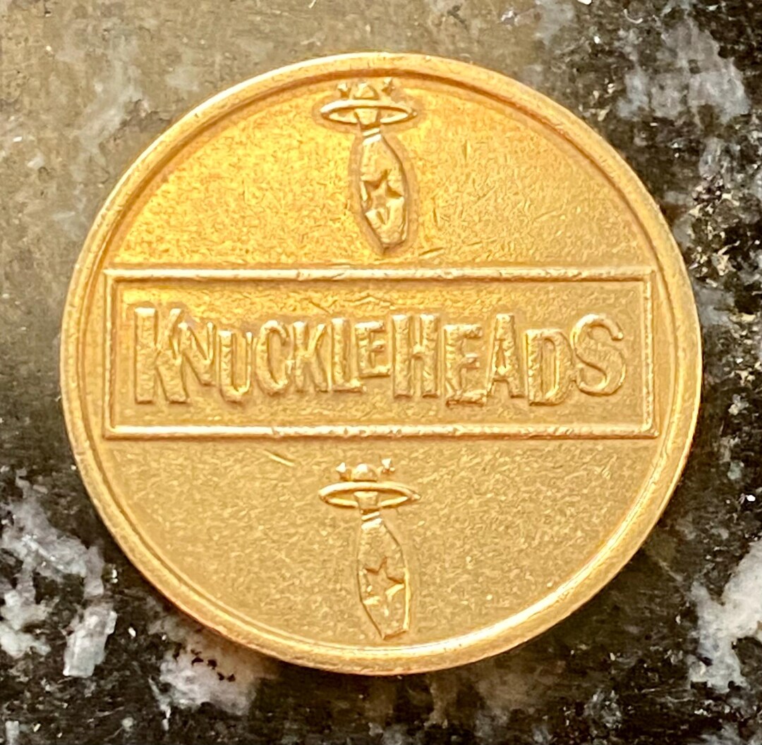 Rare ‘knuckleheads’ Arcade Game Coin - Dells, Wisconsin - Vintage ...