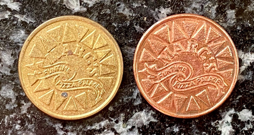 A Pair of Rare ‘marc’s Funtime Pizza Palace’ Cleveland, Ohio - Vintage ...