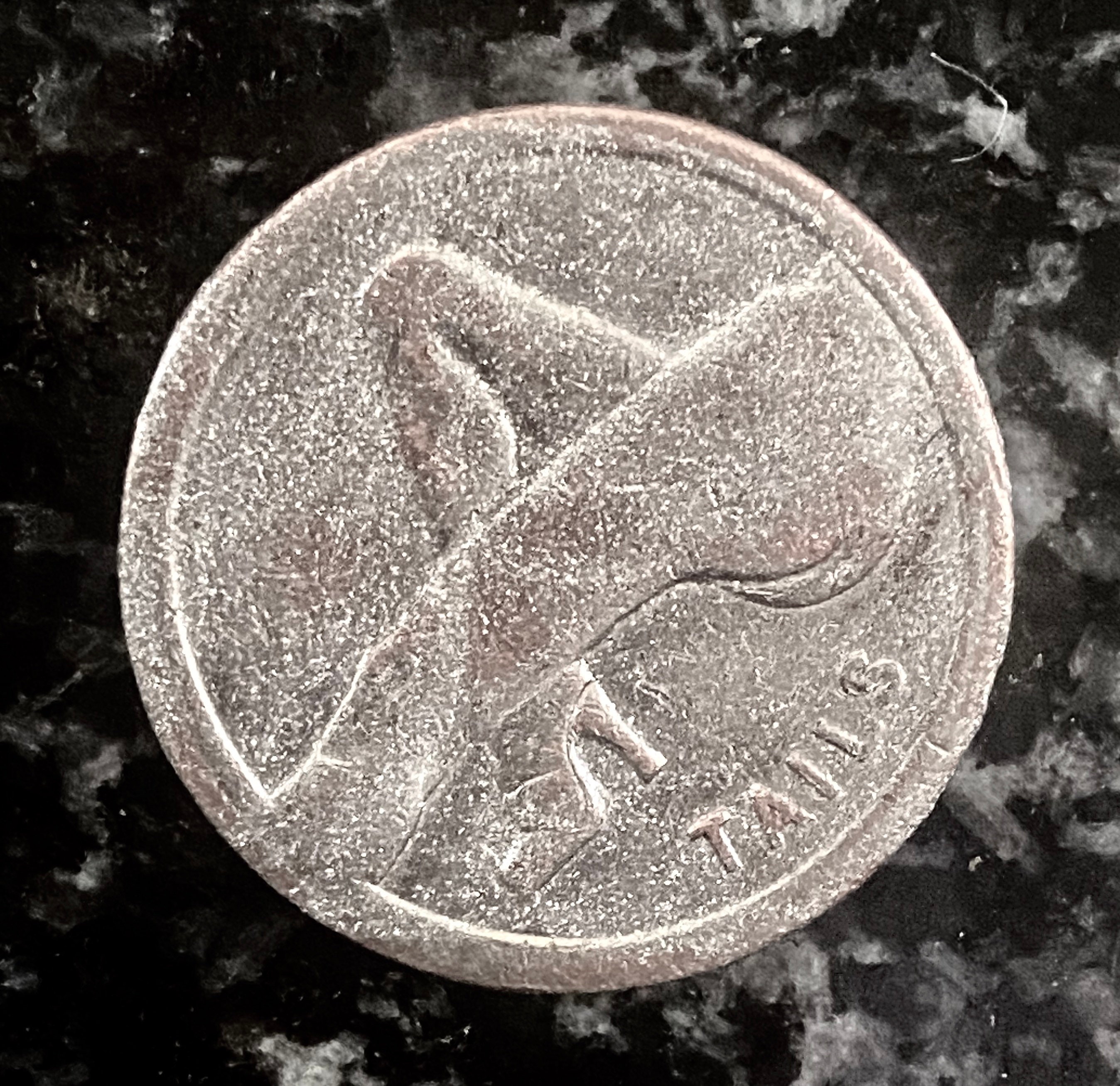 Retro Nude Lady heads or tails Adult Flip Coin vintage Risqué Novelty ...