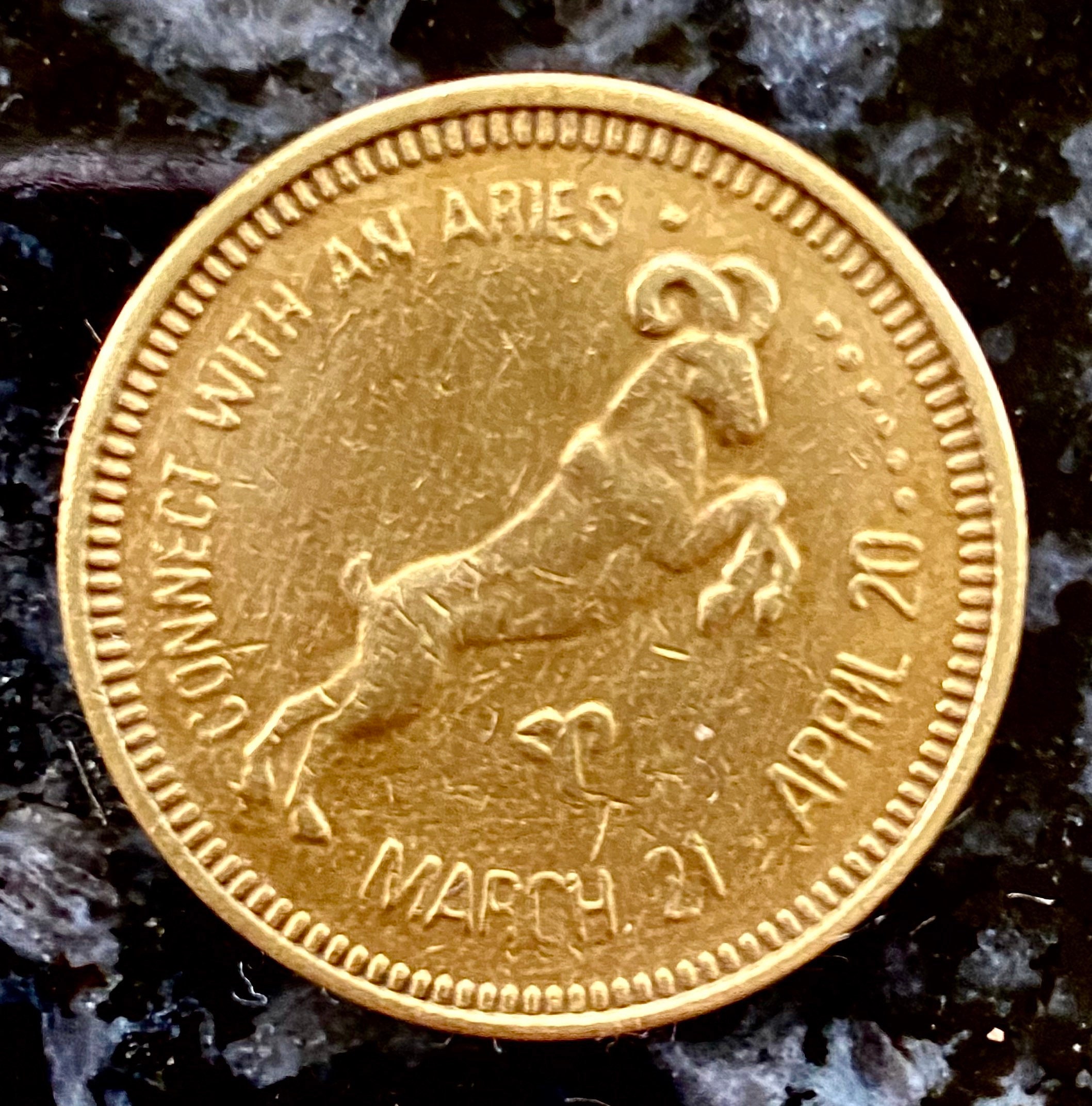 Connect With a Aries Fearless vintage Astrological Sex Position Token ...