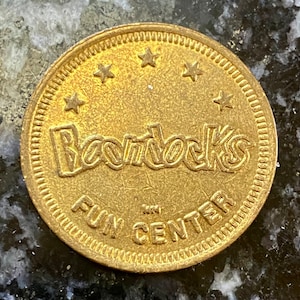 Boondocks Fun Center - Very Rare Vintage Arcade Game Token 25mm - Laser ...