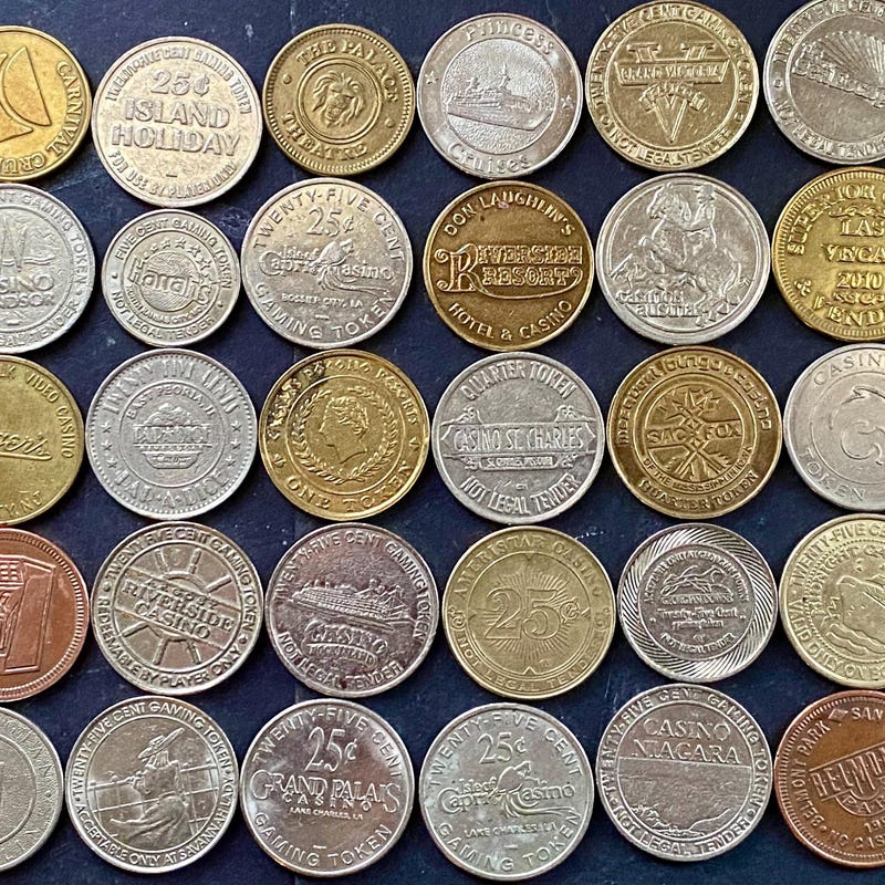 Slot Machine Tokens - Etsy