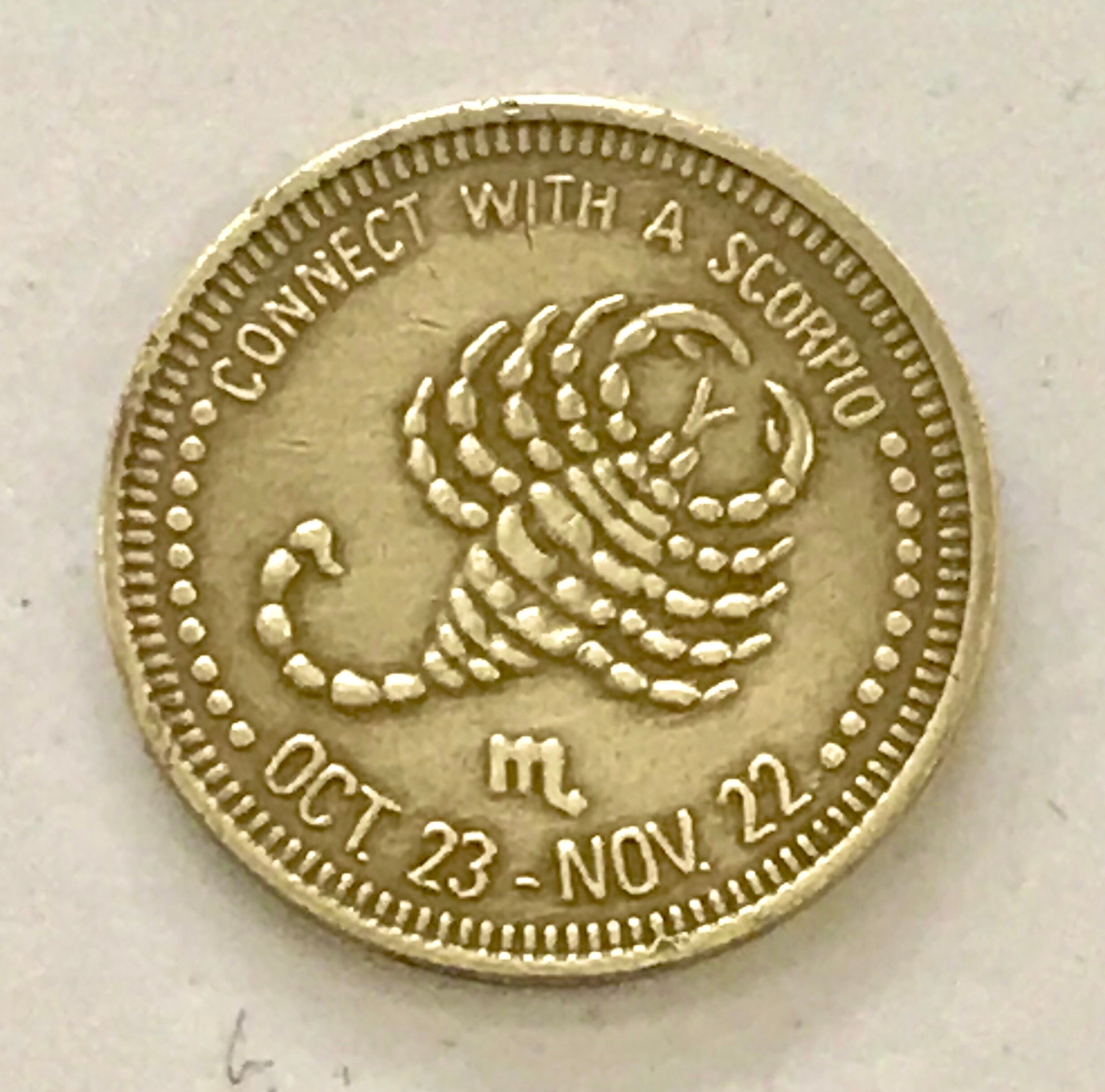 Connect With a Scorpio Definitive astrological Sex Token - Etsy
